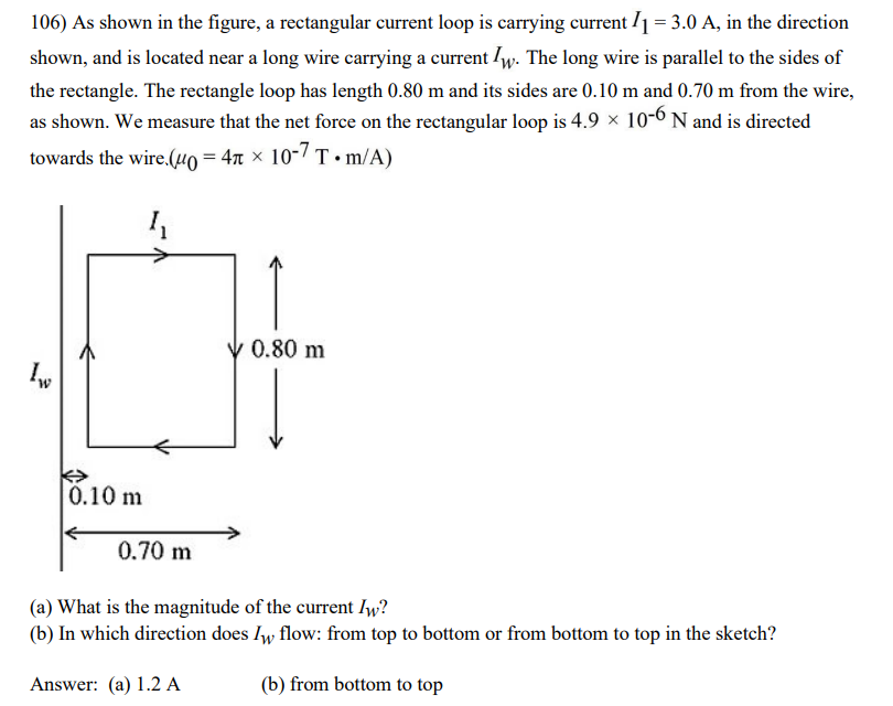 Solved As shown in the figure, a rectangular current loop is | Chegg.com