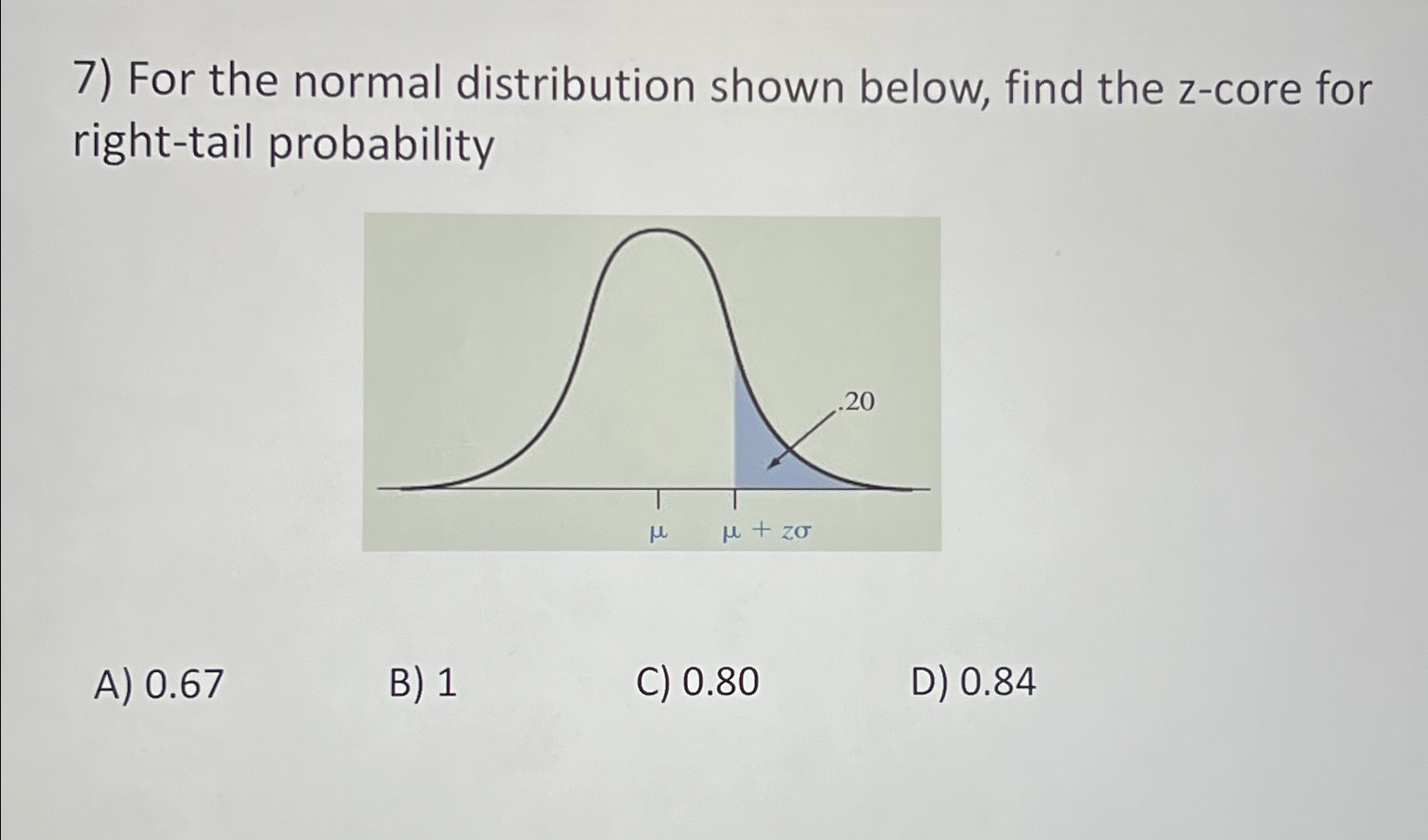 Solved For the normal distribution shown below, find the | Chegg.com