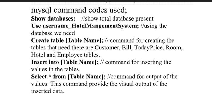 Solved 2. E-R Diagram: ER-diagram of Hotel Management System | Chegg.com