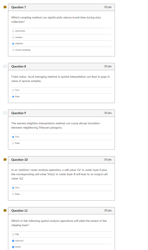 Solved Question 7Which sampling method can significantly | Chegg.com