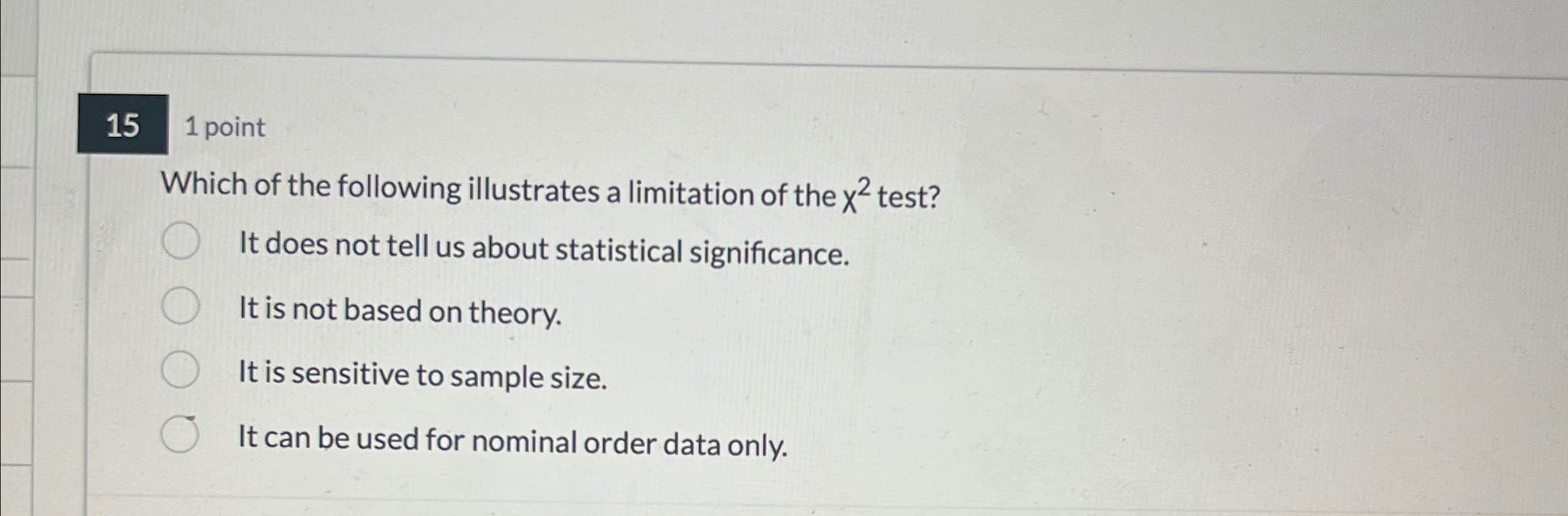 Solved 151 pointWhich of the following illustrates a | Chegg.com Solved 151 pointWhich of the following illustrates a | Chegg.com