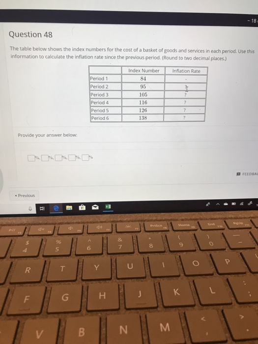 Solved 18 day Question 40 The table below represents the | Chegg.com