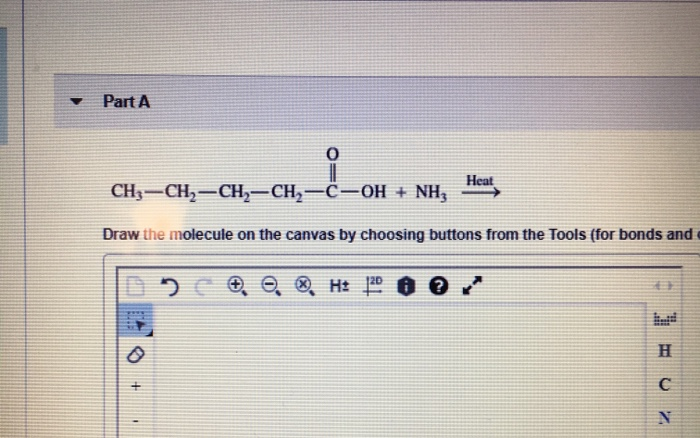 Solved Draw the condensed structural formula for the amide | Chegg.com