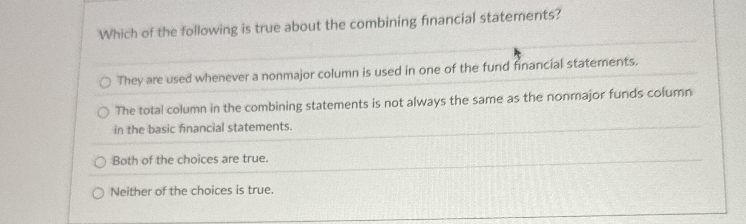 Solved Which of the following is true about the combining | Chegg.com