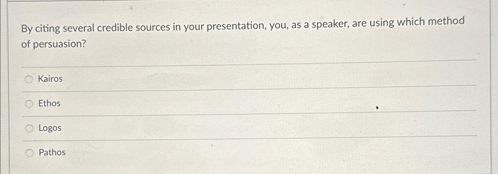 Solved By citing several credible sources in your | Chegg.com