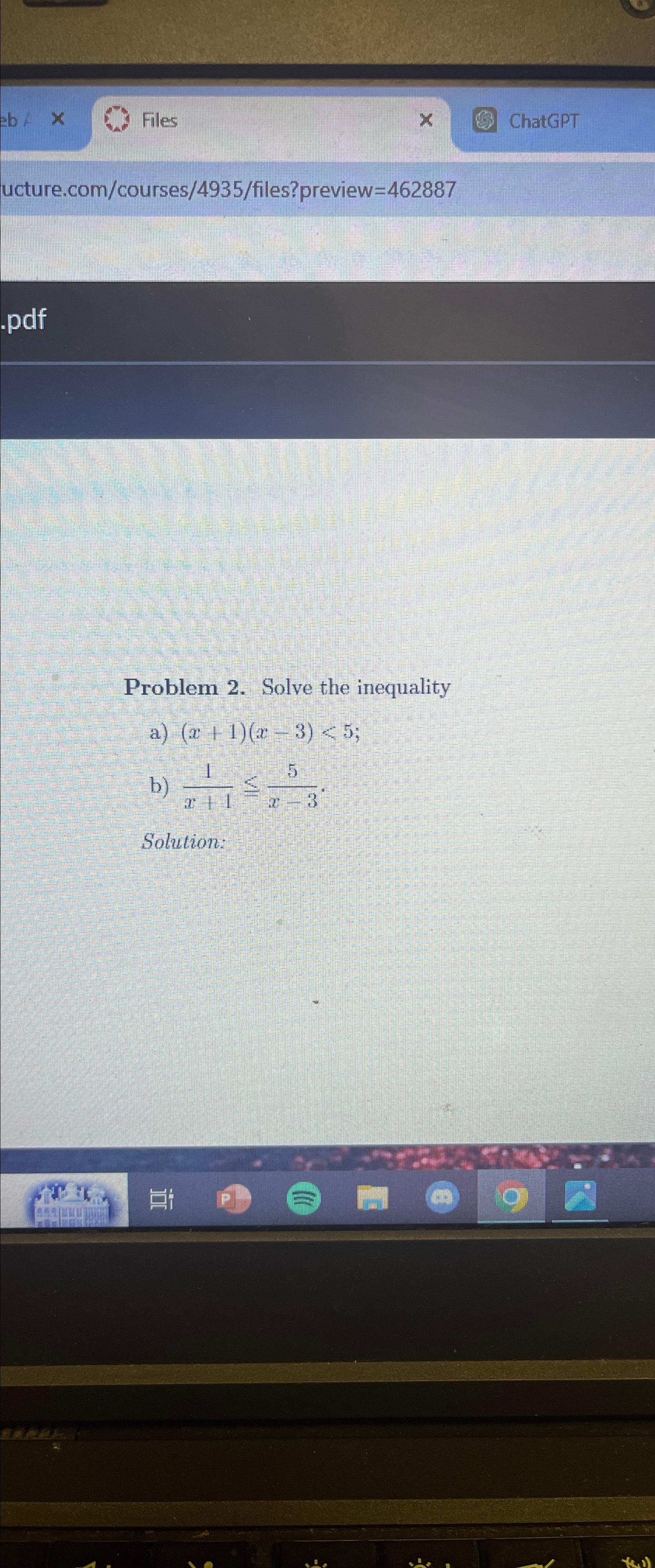 Solved Question | Chegg.com