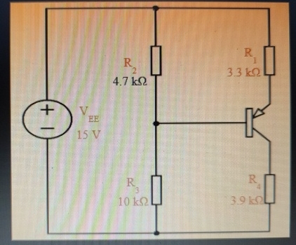 Solved Determine the operating point of the transistor for | Chegg.com