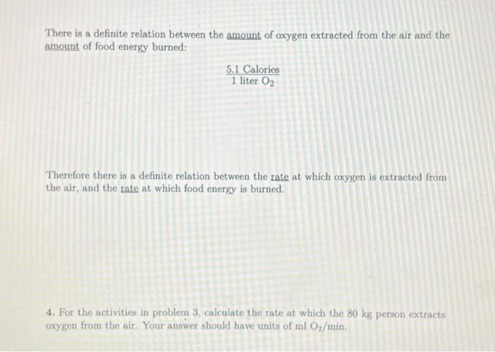Solved MET: Metabolic Equivalent of Task Usefulness: Tells | Chegg.com