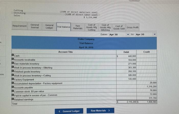 Solved GLO301 - Based on Problem 3-5A (Algo) LO P3, P4 Drake | Chegg.com