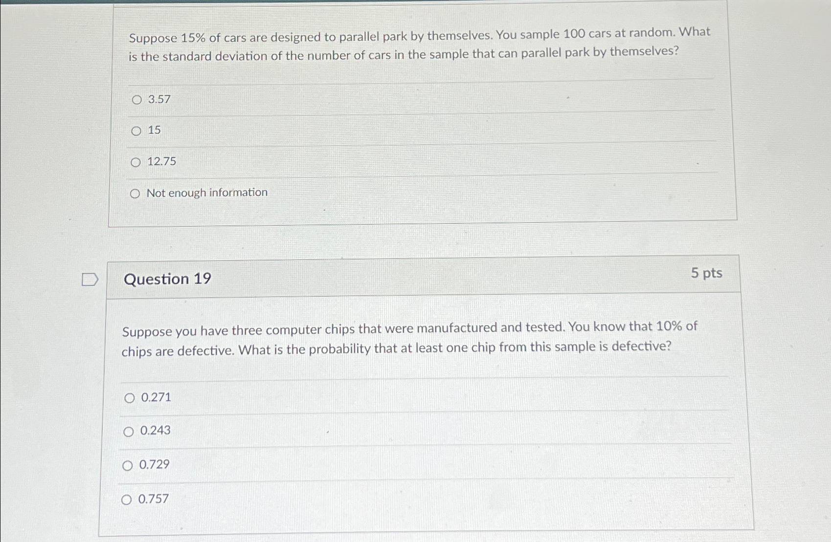 Solved Part one:Suppose 15% ﻿of cars are designed to | Chegg.com