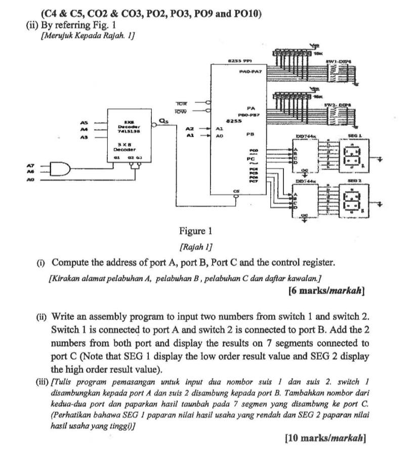 Solved (C4 & C5, CO2 & CO3, PO2, PO3, PO9 and PO10) (ii) By | Chegg.com