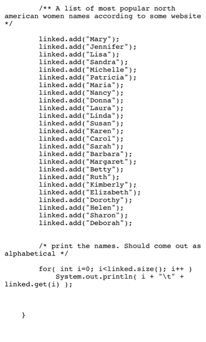 Solved Create An Ordered Linked List Defined As Public