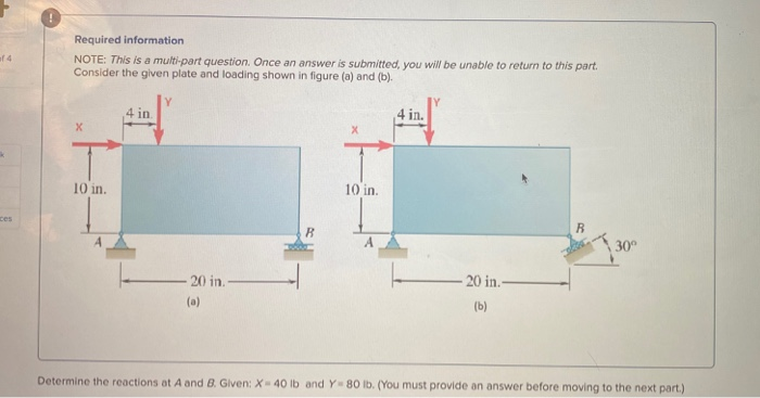 Solved 14 Required information NOTE: This is a multi-part | Chegg.com