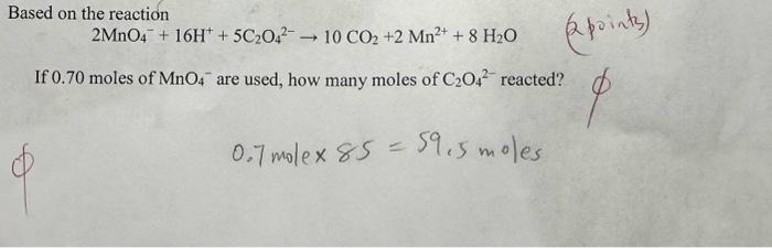 Solved Based on the reaction | Chegg.com