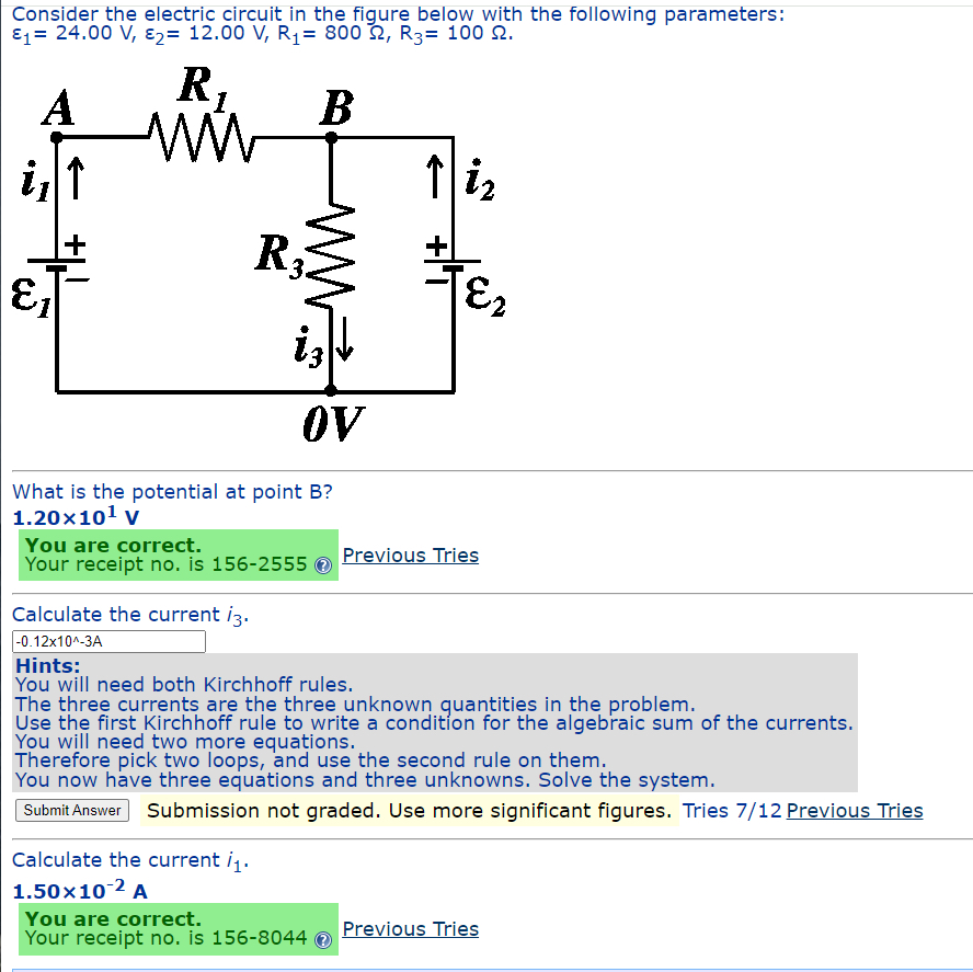 Solved Consider the electric circuit in the figure below | Chegg.com