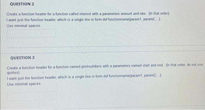 Solved Create a function header for a function called | Chegg.com