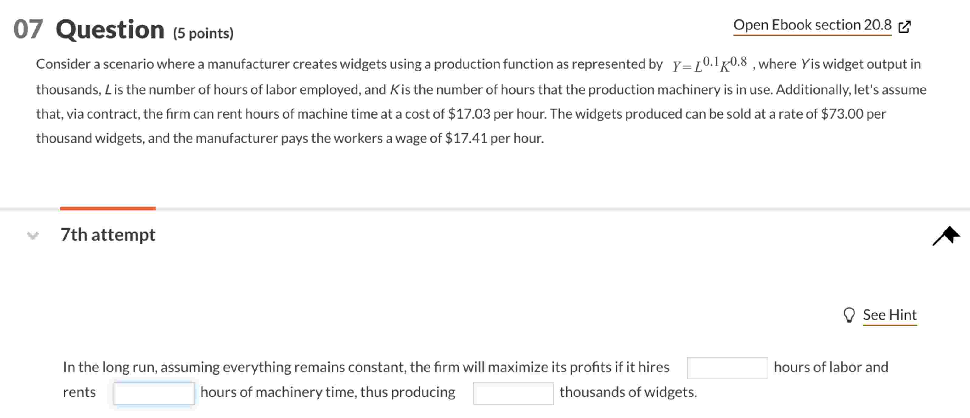 Solved 07 ﻿Question (5 ﻿points)Consider a scenario where a | Chegg.com