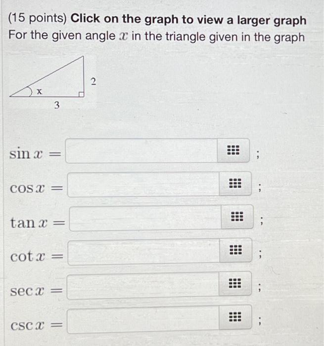 Solved (15 points) Click on the graph to view a larger graph | Chegg.com