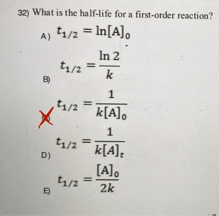 Solved 17) A certain first-order reaction A-Bis 25% complete | Chegg.com