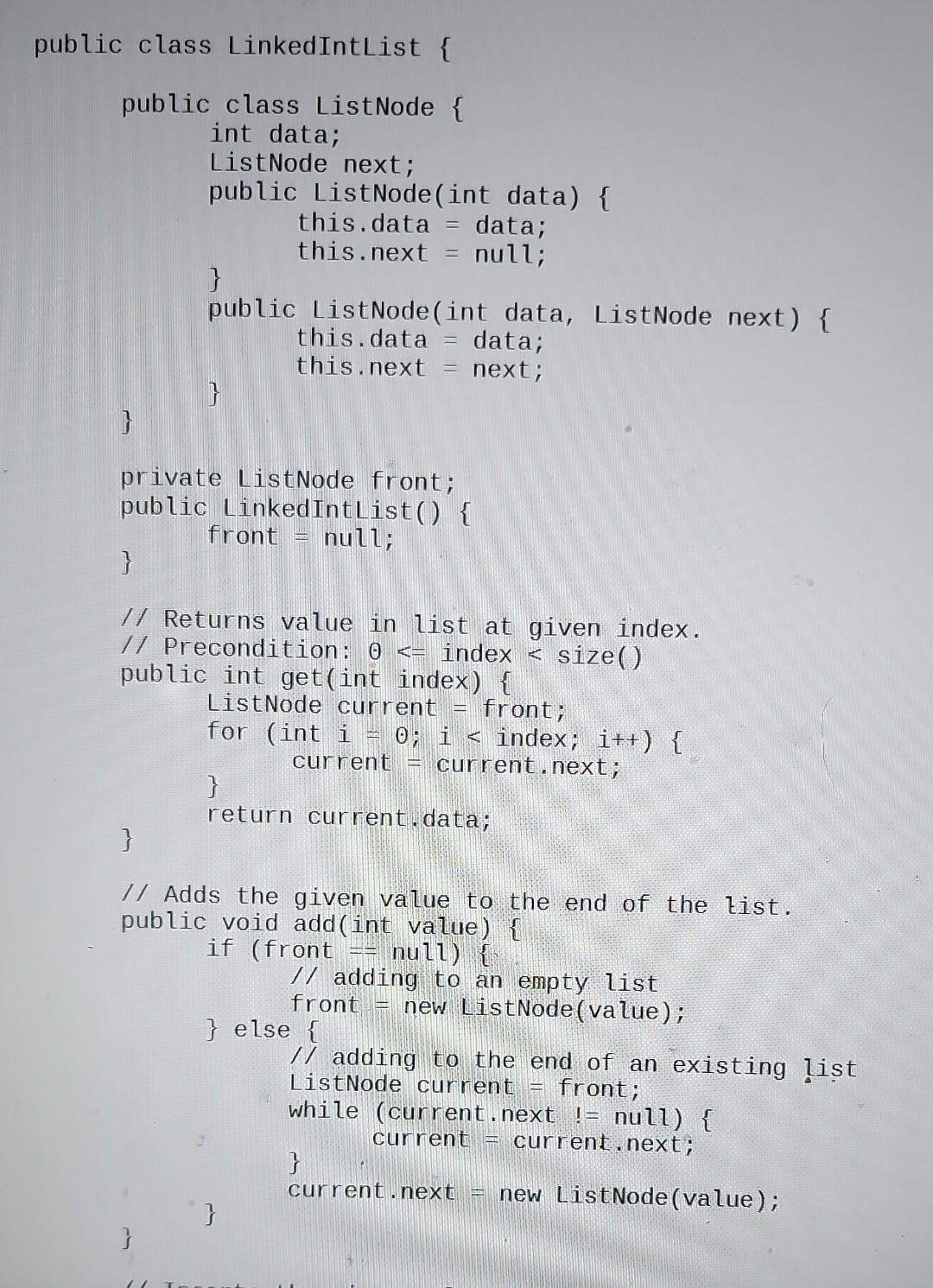 Solved In this project, you need to complete the missing | Chegg.com