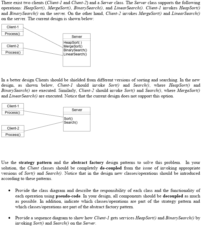Solved There exist two clients (Client-1 ﻿and Client-2) ﻿and | Chegg.com