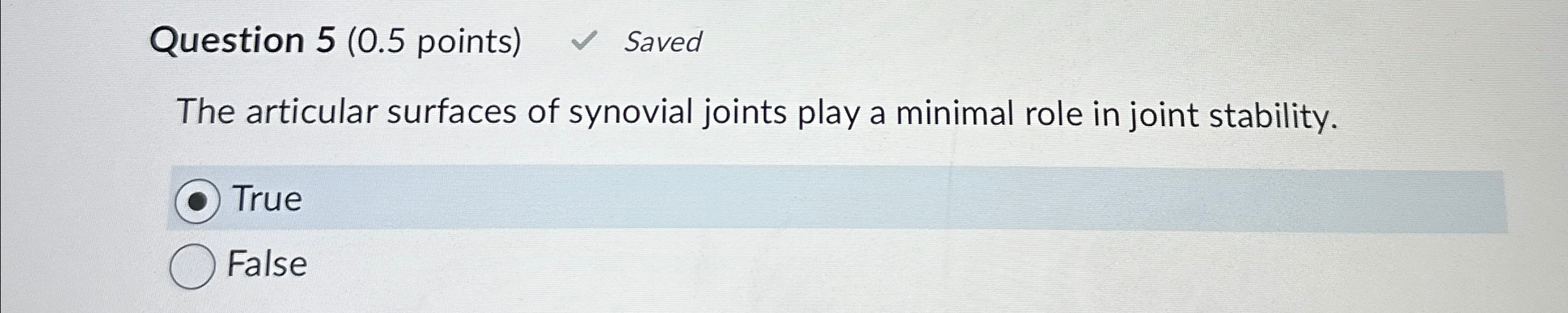 Solved Question 5 ( 0.5 points) SavedThe articular | Chegg.com Solved Question 5 ( 0.5 points) SavedThe articular | Chegg.com