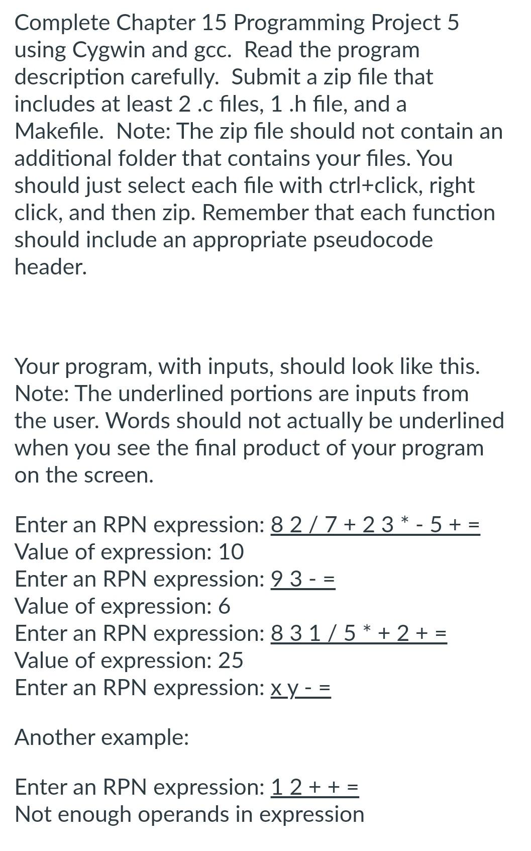 Solved description carefully. Submit a zip file that | Chegg.com