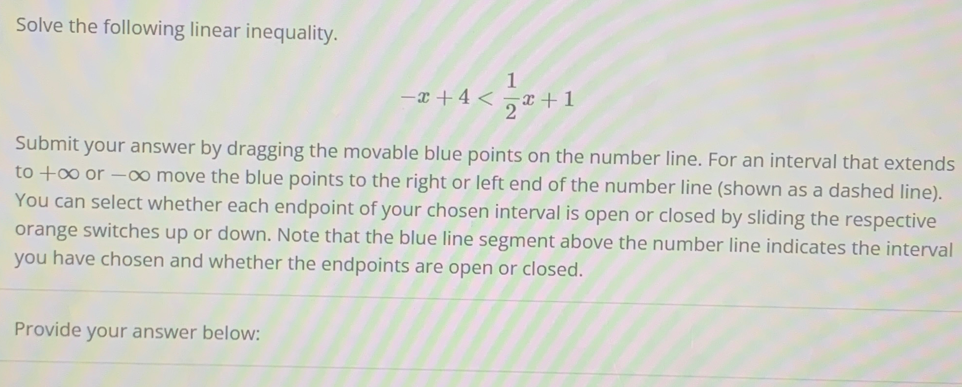 Solved Solve the following linear | Chegg.com