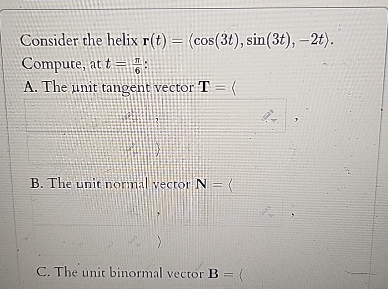 Solved Consider the helix | Chegg.com