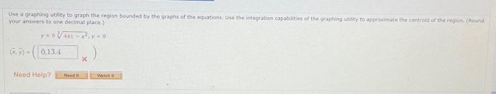 Solved Uhe a graphing wility to graph the region bounded by | Chegg.com