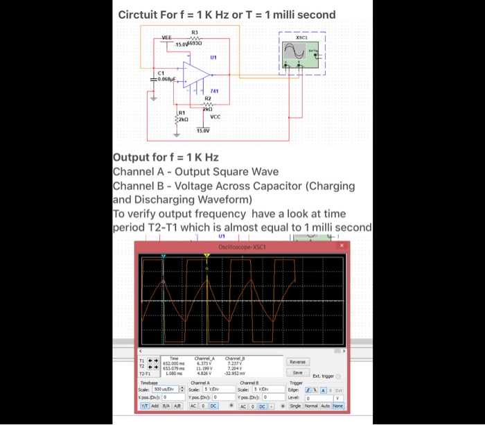 Solved Experiment 3: Design, build, and test a 1 KHz | Chegg.com