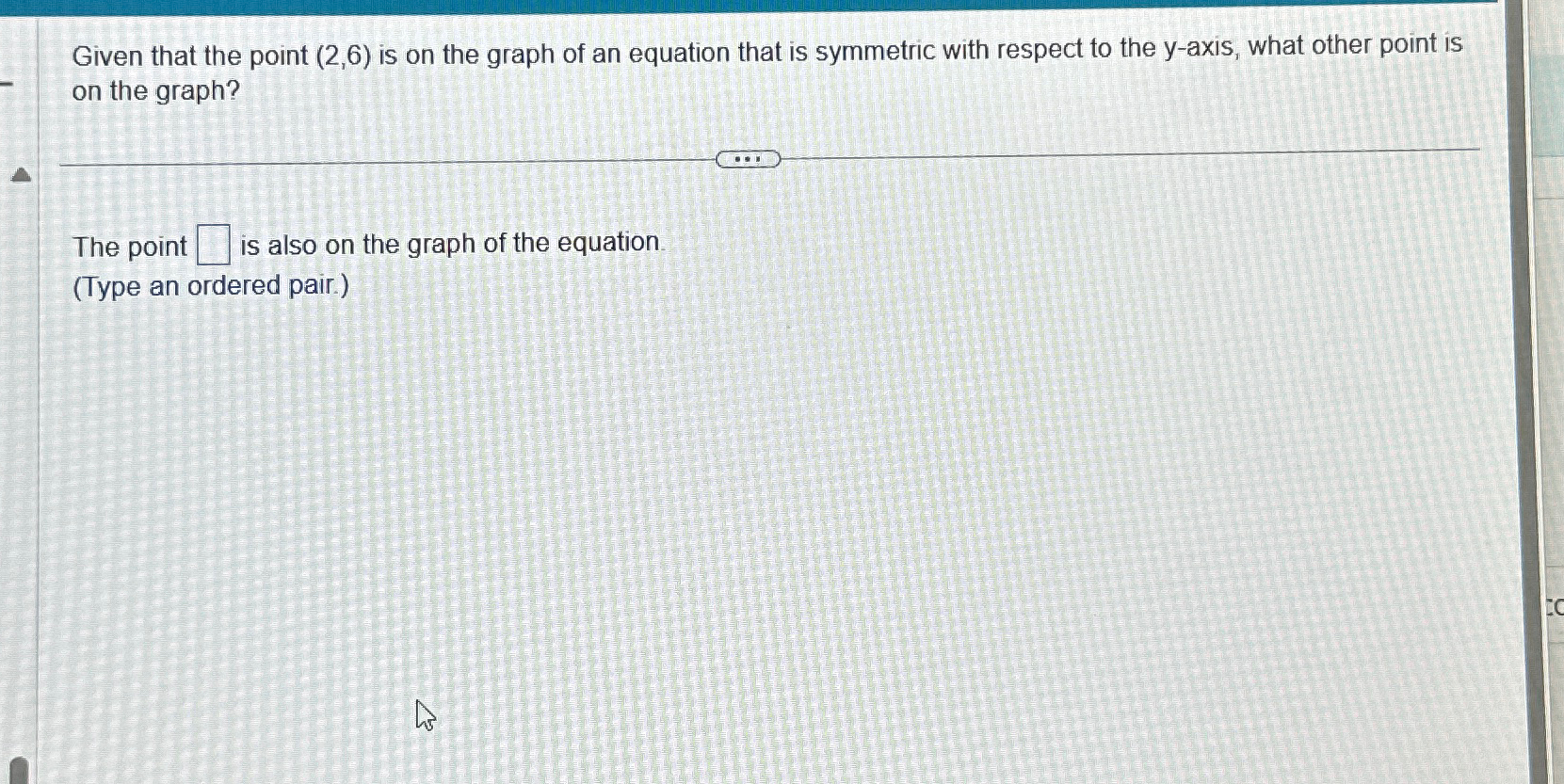 Solved Given that the point (2,6) ﻿is on the graph of an | Chegg.com