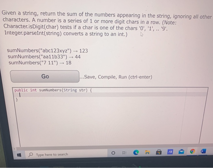 Solved Given an int of digits with the length of greater | Chegg.com