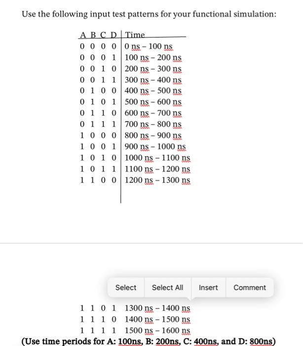 using quartus represent the following information by | Chegg.com