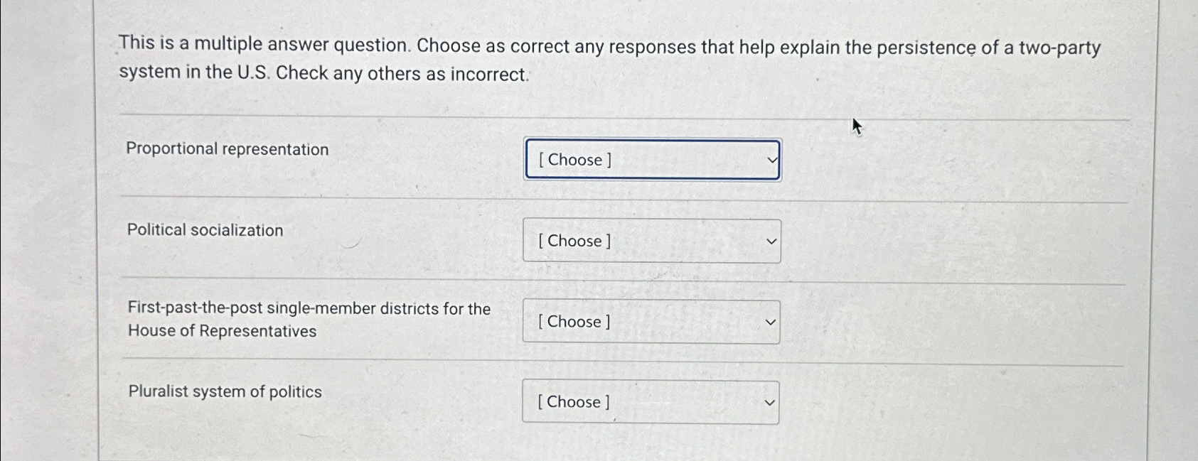 Solved This is a multiple answer question. Choose as correct | Chegg.com