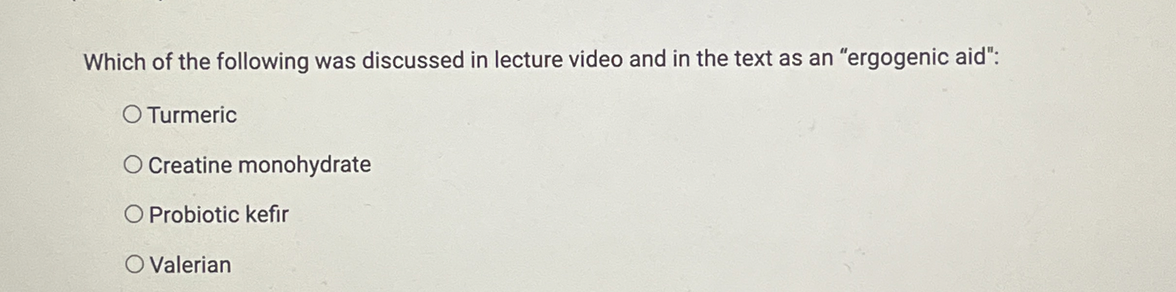 Solved Which of the following was discussed in lecture video | Chegg.com