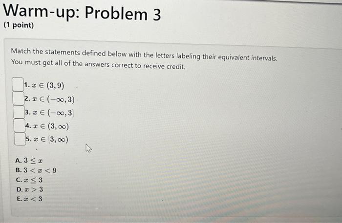 Solved Match the statements defined below with the letters | Chegg.com