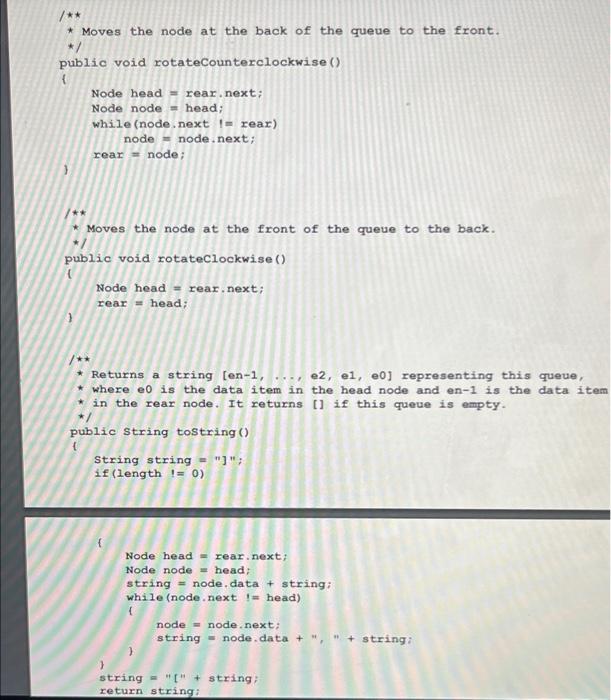 Solved Generic Circular Queue with Singly-Linked Nodes and | Chegg.com