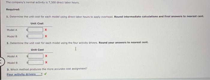 Multiple Versus Single Overhead Rates, Activity | Chegg.com