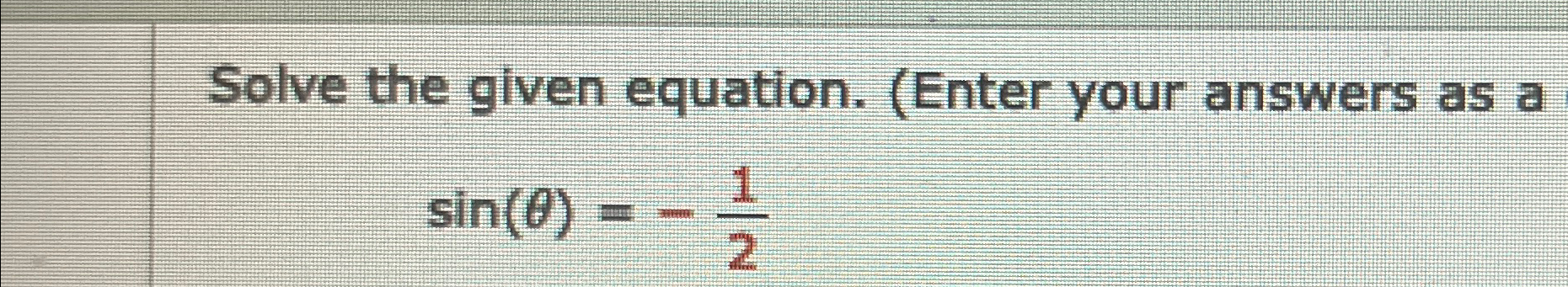 Solved Solve the given equation. (Enter your answers as | Chegg.com