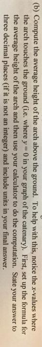 Solved The Gateway Arch is actually an inverted (or upside | Chegg.com