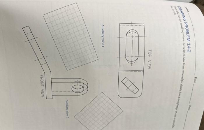 Solved DRAWING PROBLEM 14.2 | Chegg.com