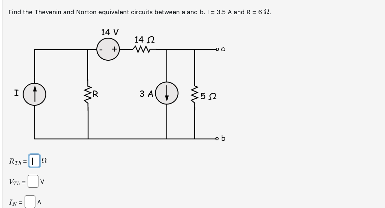Solved Find the Thevenin and Norton equivalent circuits | Chegg.com