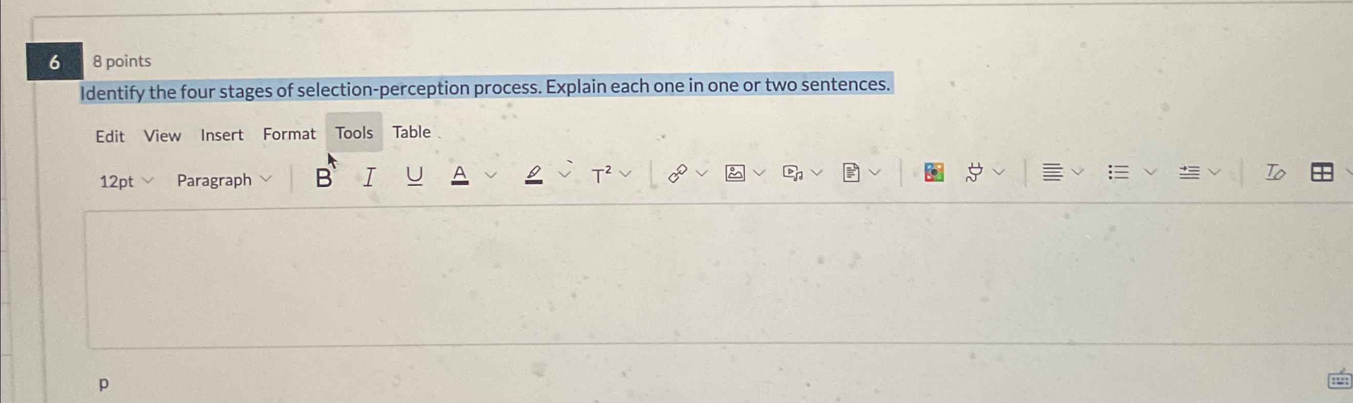Solved 6 ﻿pointsIdentify the four stages of | Chegg.com
