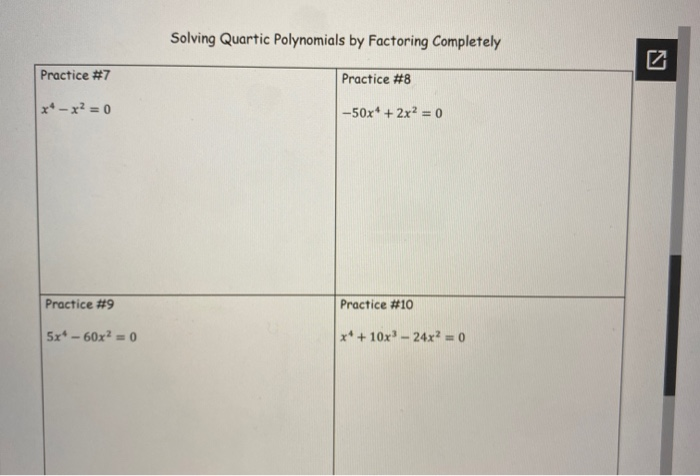 Solved Solving Cubic Polynomial Equations by Factoring | Chegg.com