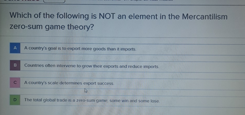 Solved Which of the following is NOT an element in the | Chegg.com