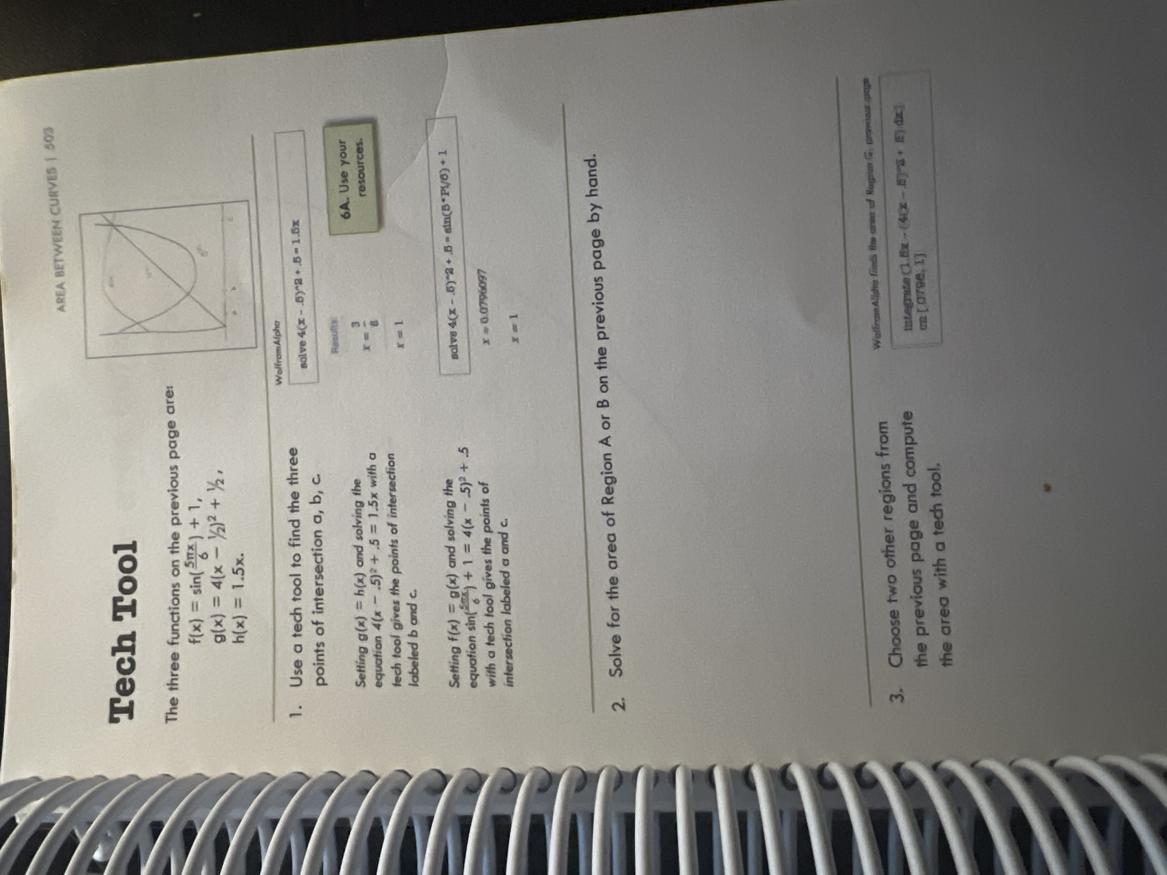 Tech ToolThe three functions on the previous page | Chegg.com