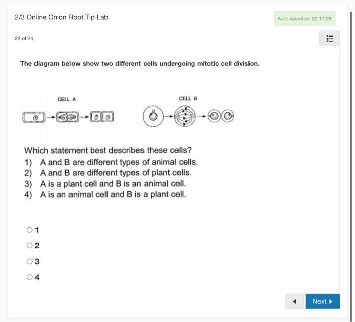 Solved The diagram below show two different cells undergoing | Chegg.com