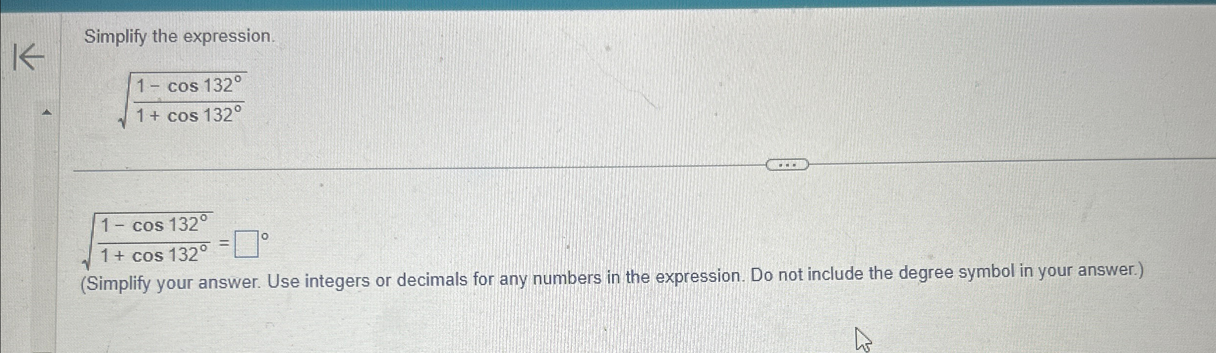 Simplify the | Chegg.com