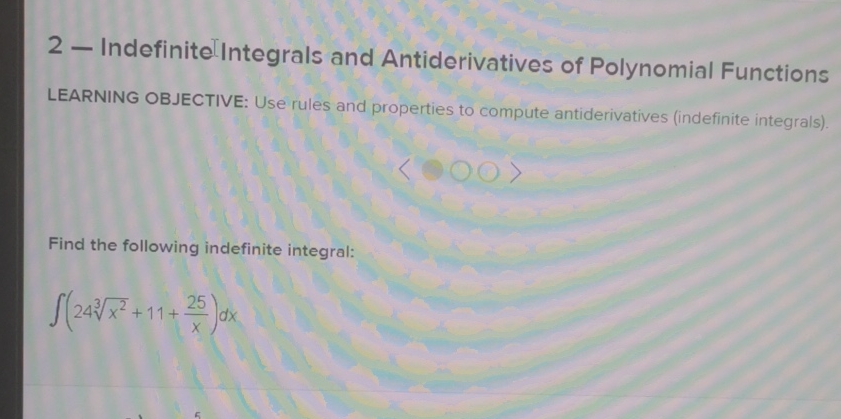 Solved 2 - ﻿Indefinitelintegrals and Antiderivatives of | Chegg.com